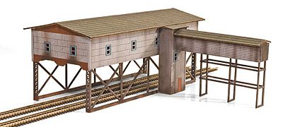 Micro-Trains Coal Mine Tipple -Kit (Laser-Cut Wood) - Z-Scale #79990955