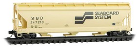 Micro-Trains Seaboard Covered Hopper Model Train Freight Cars