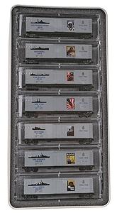 Micro-Trains WWII US Navy Pearl Harbor Battleship Row Commemorative Set