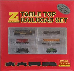 Micro-Trains Diesel Freight Set Santa Fe GP9, 4 Freight Cars, Micro ...