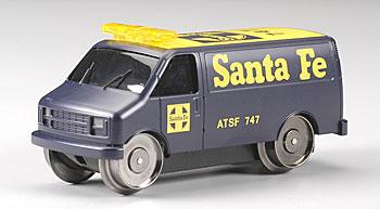 K-Line Motorized RR Van w/Lights ATSF #747 O
