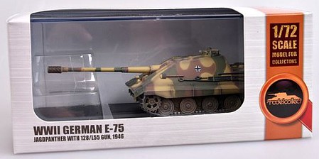 Model-Collect 1/72 WWII German E75 Jagdpanther Tank w/128/L55 Gun 1946 ...