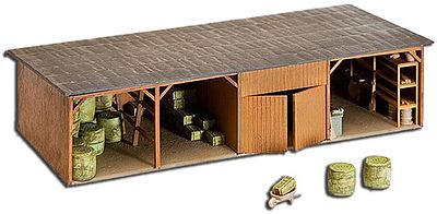 Model-Power Building Kits Farm Building - HO-Scale #187