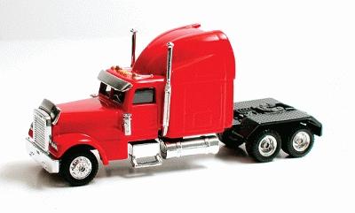 Model-Power 1/87 Freightliner Semi Truck Cab Red HO