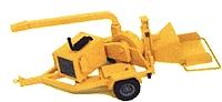 Model-Power Service Trucks - Wood Chipper Yellow - HO-Scale #26000
