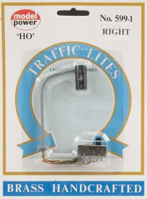 Model-Power Ho RIGHT HANGING TRAFFIC LIGHT #599-1