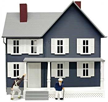 Model-Power Structure Built-Up Lighted w/Figures Simpson's House - O ...