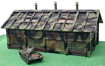 Model-Power Military - Built-Up Buildings - Lighted w/2 Figures United ...