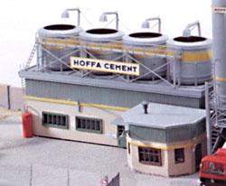 Model-Power Hoffa Cement Factory Built-Up - HO-Scale #670