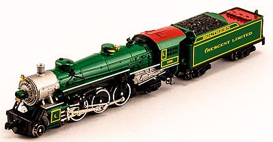 Model-Power Crescent 4-6-2 with Tender Southern N Scale Model Train ...