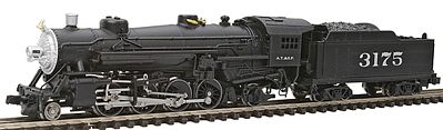 Model-Power 2-8-2 Mikado w/Standard Tender Santa Fe N Scale Model Train ...