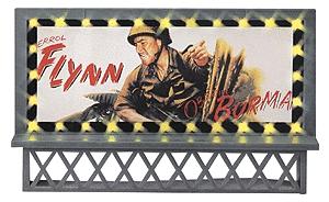 Model-Power Billboard w/Chase Lights - G-Scale