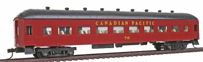 Model-Power 67' Harriman Coach w/Interior Canadian Pacific (maroon ...