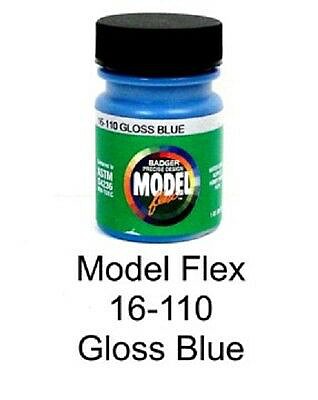 Modelflex Modelflex Automotive Color Gloss Blue 1oz Bottle