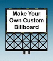 O Scale Model Railroad Billboards / Signs