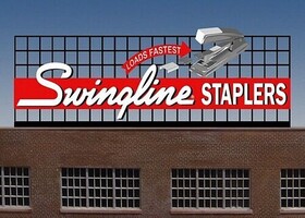 O Scale Model Railroad Billboards / Signs