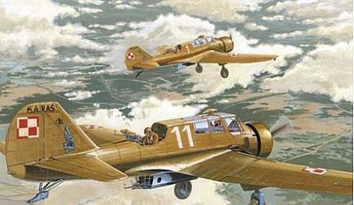 Mirage-Hobby WWII PZL 23A Karas (Early) Polish Bomber Plastic Model ...