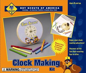 Mackin Boy Scouts Clock Making Kit #00012