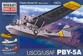 Minicraft PBY USCG Plastic Model Airplane Kit 1/144 Scale #14674