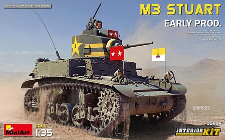 Mini-Art M3 Stuart Early w/int 1-35