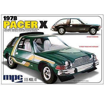 MPC 1978 AMC Pacer X Car Plastic Model Car Kit 1/25 Scale #802