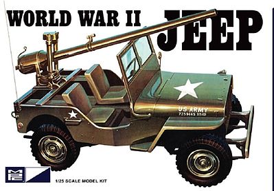 MPC WWII US Army Jeep Plastic Model Jeep Kit 1/25 Scale #pc785
