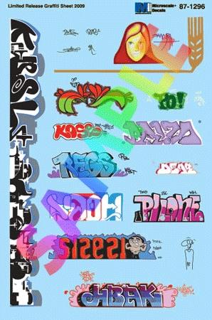 Microscale Graffiti Sheet - N-Scale #601296