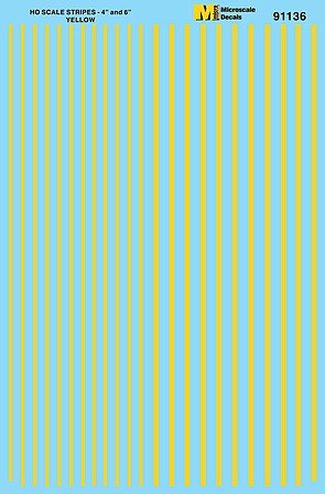 Microscale Striping 4 & 6'' Yellow