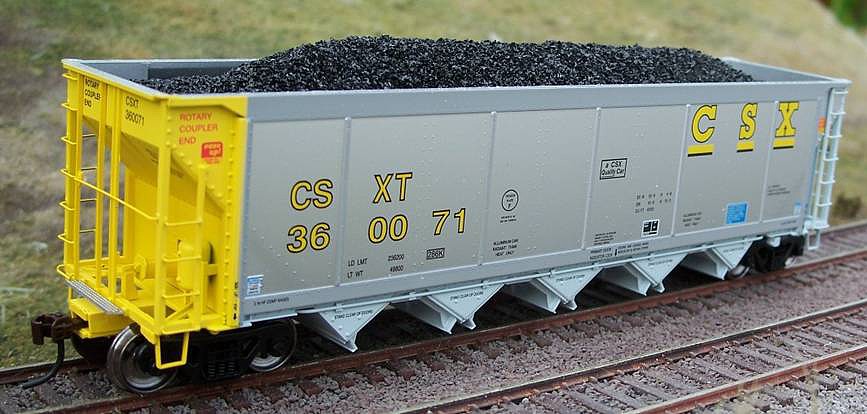 Motrak Resin Coal Loads for ExactRail AutoFlood Hopper HO Scale Model ...