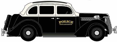 Classic-Metal-Works Mini Metals Emergency 1936 Ford Fordor Sedan Police ...