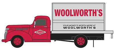 Classic-Metal-Works 1941/46 Chevy Delivery Truck Woolworth's HO Scale ...