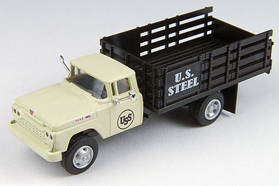 Classic-Metal-Works Stake Truck US Steel HO Scale Model Railroad ...