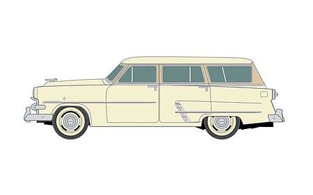 Classic-Metal-Works 1953 Ford Customline Station Wagon Sungate Ivory HO ...