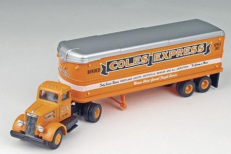 Classic-Metal-Works Mini Metals Tractor/Trailer White WC Tractor ...