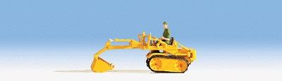 Noch Mini Excavator w/Figure (Assembled) HO Scale Model Railroad ...