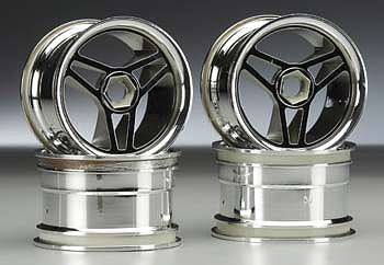 OFNA-Racing Wheels Mt 3 Splits Chrome 4P #81153