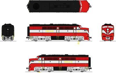 Precision-Craft Diesel ALCO FA-1 - FA-1 Powered Set w/LokSound