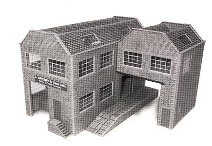 Peco Die-Cut Structure Industrial Buildings - HO-Scale #219