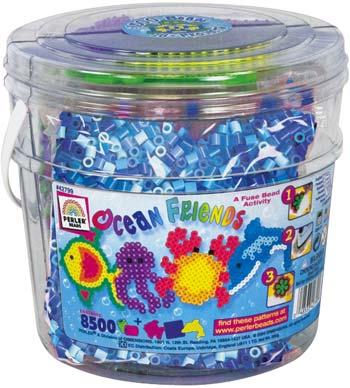 Perler Ocean Friends Large Bucket 8500pcs #42799