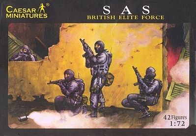 Pegasus Caesar British SAS (42) Plastic Model Military Figure 1/72 ...