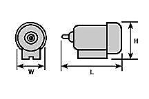 Plastruct (3)(M-5)3/8'' O.D. MOTOR #95913