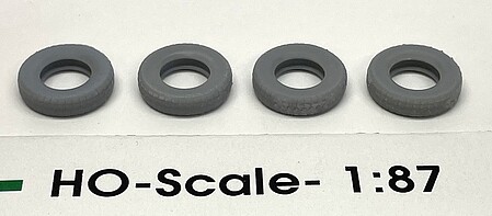 Phoenix-Precision HO Individual Tires, Undecorated (4)