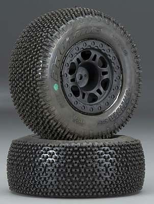 Pro-Line Caliber SC M3 Mtd Split Six Blk Fr/Re Slash (2) #1156-16