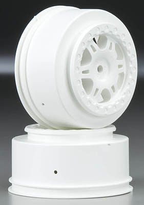 Pro-Line ProTrac Split Six Wheels Fr/Re Wht 2WD Slsh (2) #2723-04