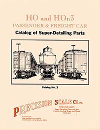 Precision-Scale HO/HOn3 Pass/frt car illus - HO-Scale #9739
