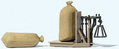 Preiser Grain Scale with Sacks