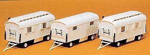 Preiser Modern Circus Performers Trailers