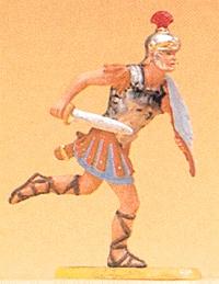 Preiser Roman Soldier Running with Sword Model Railroad Figure 1/25 ...