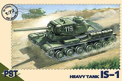 PST IS1 Soviet Heavy Tank Plastic Model Tank Kit 1/72 Scale #72001