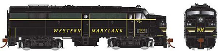 Rapido HO FA-2 WM Speed Lettering 302 #21098